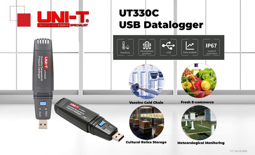 UNI-T UT330 Series USB Dataloggers, Commercial & Industrial ...