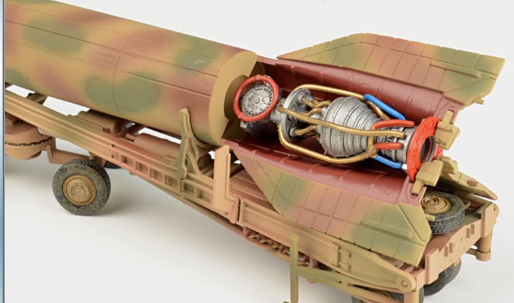 V2 Rocket & Trailer, German Army 1945 Camouflage, Hobbies & Toys, Toys ...