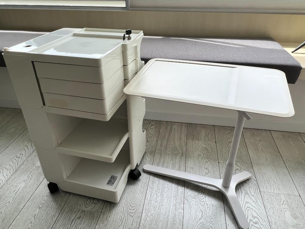 Vintage Cosmos Taboret Cart in Off-White Color (not Joe Colombo’s Boby ...