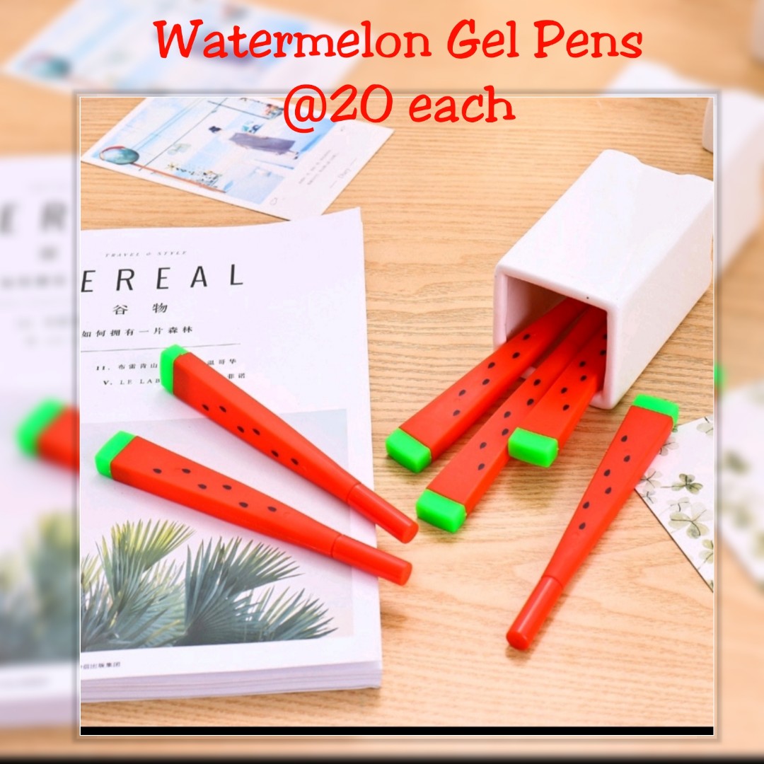 Watermelon Gel Pens, Hobbies & Toys, Stationary & Craft, Stationery ...