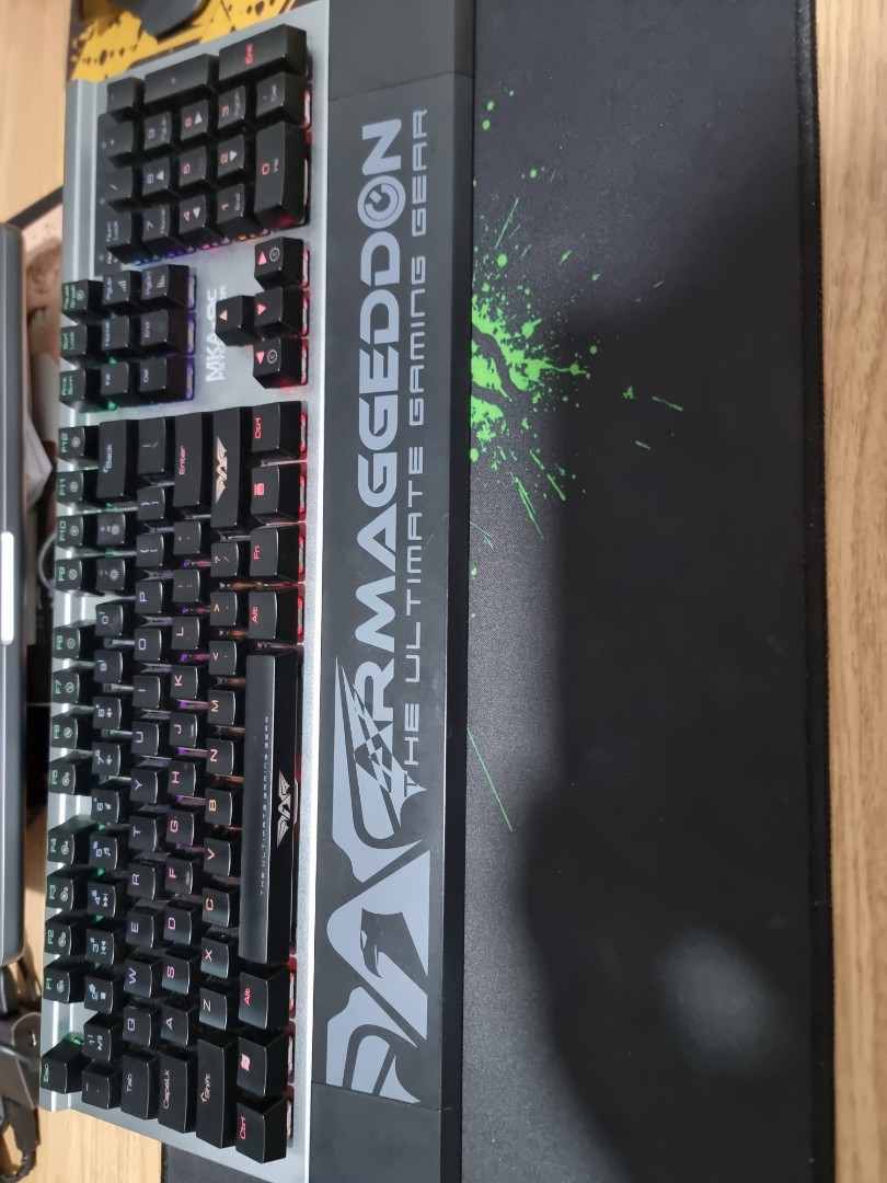 Well Used Mechanical Keyboard Clicky Mx Blue switch, Computers & Tech ...