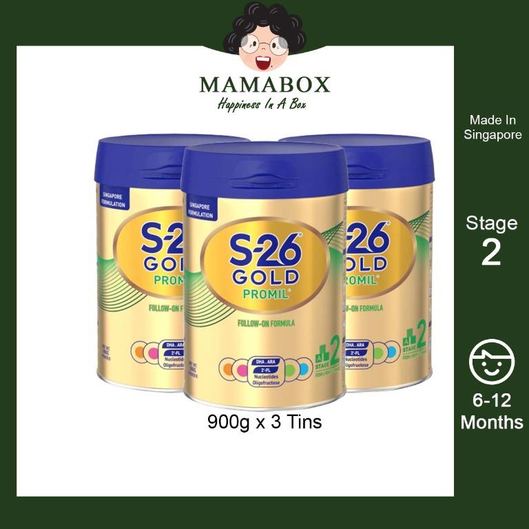 Wyeth S26 Gold Pro Infant Formula Stage 1 / 2 - 900g x 3 Tins, Babies & Kids, Nursing & Feeding ...