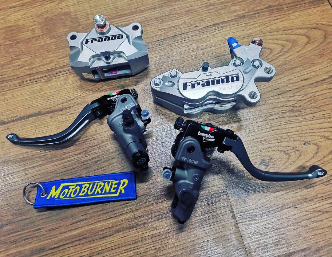 Yamaha Xmax Frando Brembo Strato brake upgrade set, Motorcycles ...