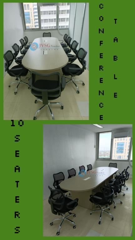 10 Seater Conference Table, Furniture & Home Living, Office Furniture ...
