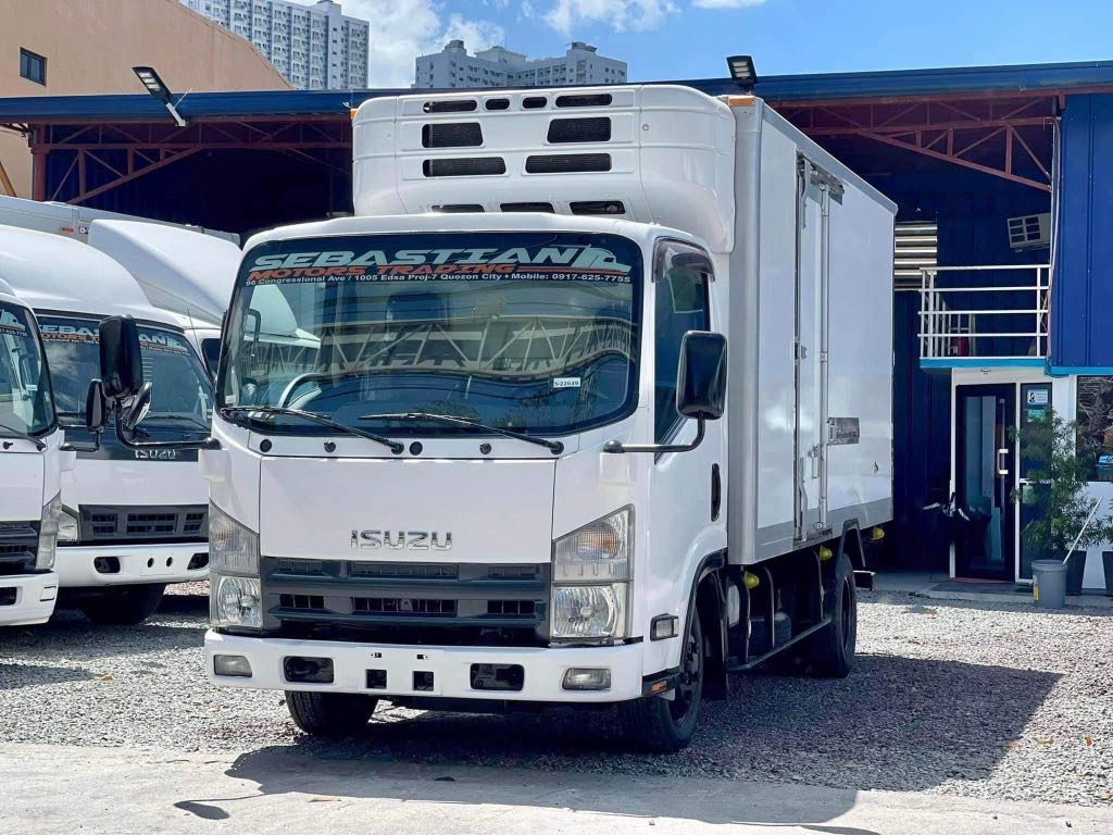 2020 Isuzu Elf Reefer Van 14.9ft. N-Series Topre with Side Door ...