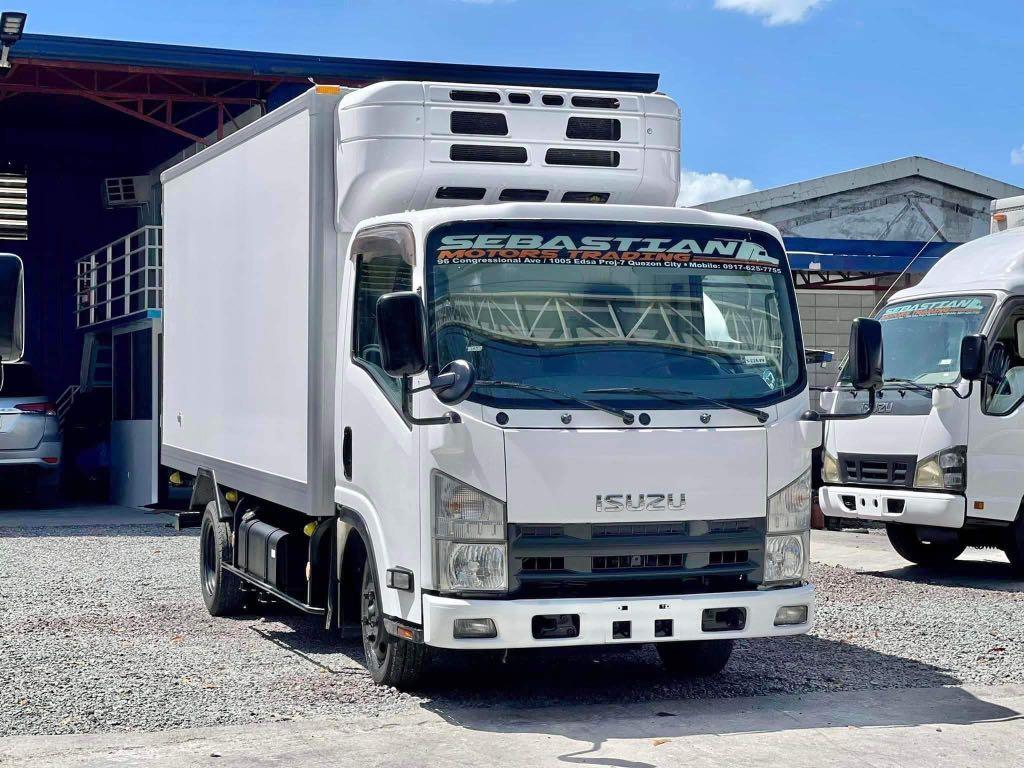 2020 Isuzu Elf Reefer Van 14.9ft. N-Series Topre with Side Door ...