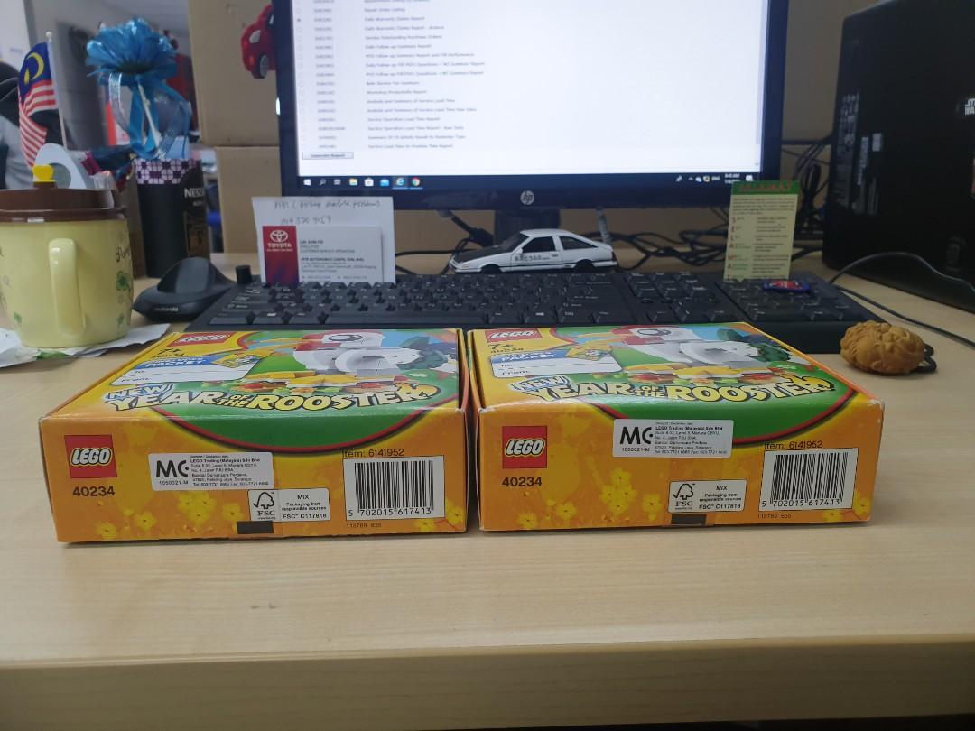 40234 LEGO Zodiac Animal Series Year of Rooster, Hobbies & Toys, Toys ...