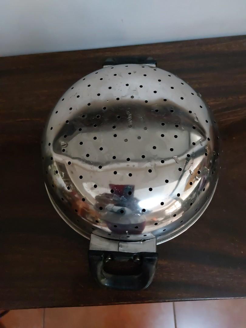 555 stainless colander 9" with bakelite handle, Furniture & Home Living ...