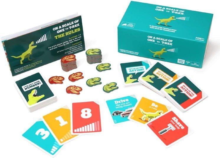 裝龍作啞 On A Scale of One to T-Rex Board Games 桌遊 卡牌 派對遊戲 party game, 興趣及 ...