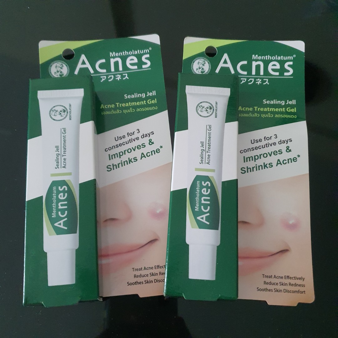 Acnes Mentholatum Pimple Gel Medication, Beauty & Personal Care, Face ...