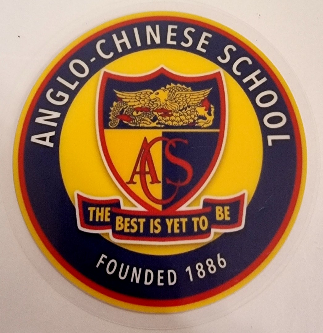 ACS Anglo Chinese School Car Decals, Hobbies & Toys, Stationery & Craft ...