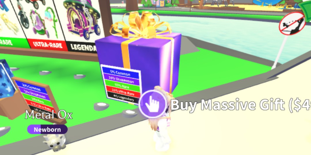 Adopt me roblox Massive Gift 巨型禮物, 其他, 其他 - Carousell