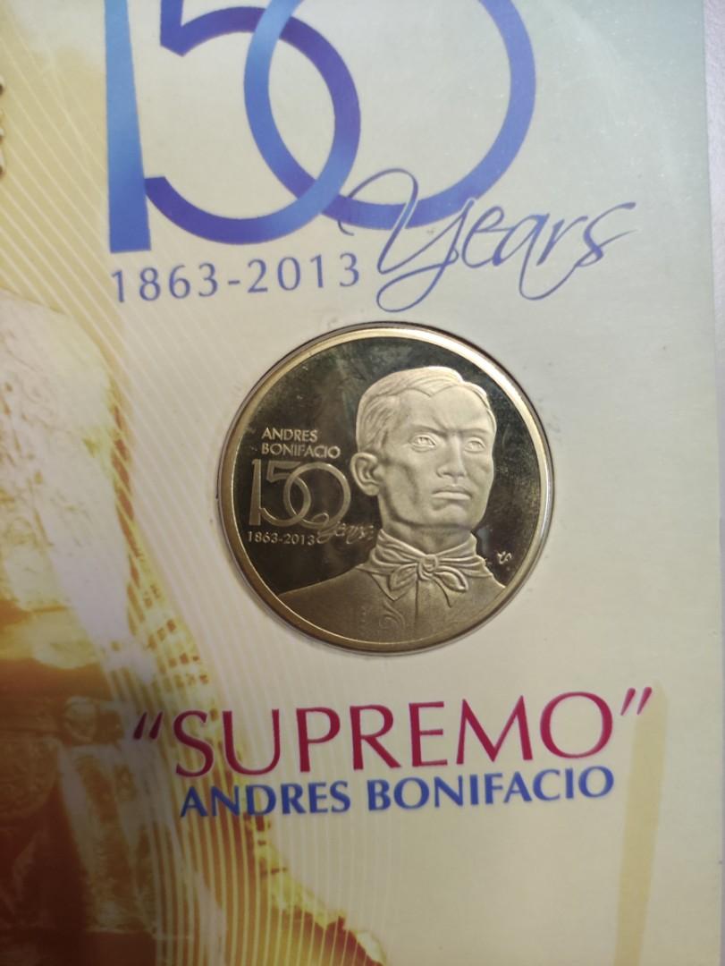 Andres Bonifacio 150 Years Coin, Hobbies & Toys, Memorabilia ...