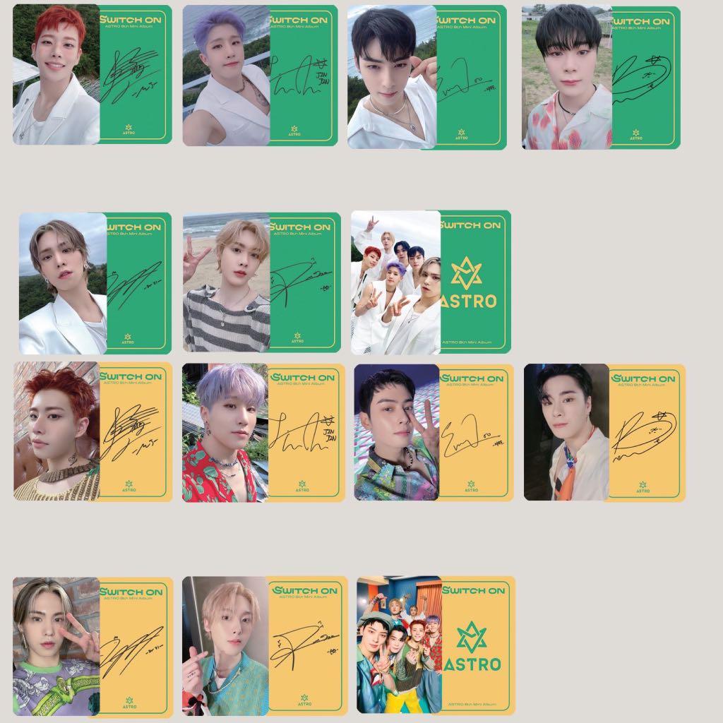 ASTRO SWITCH ON Online Broadcast photocards, Hobbies & Toys ...