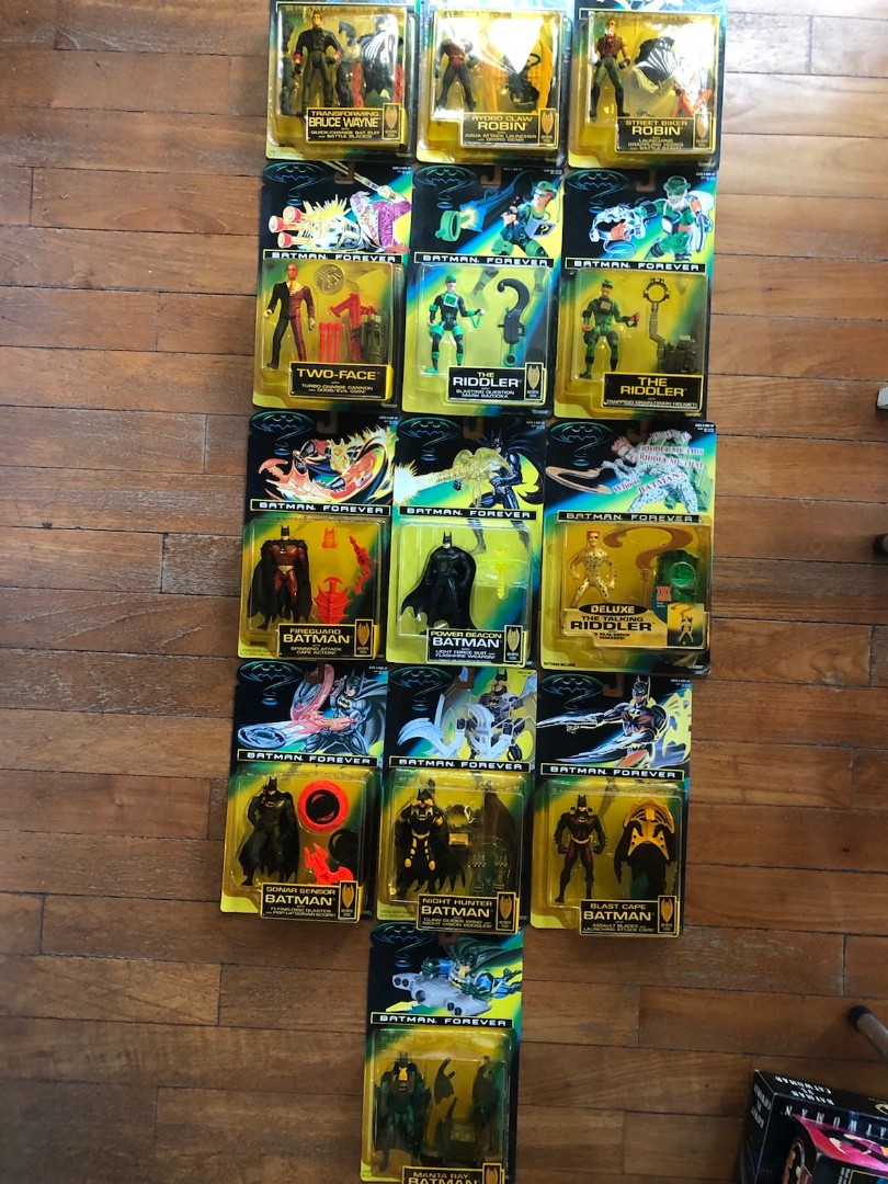 Batman Forever (Kenner) Collection of 13 Figures, Hobbies & Toys, Toys ...