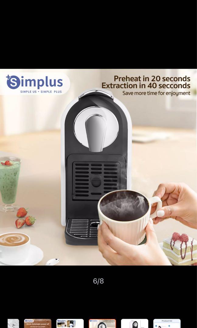 Brand new simplus Nespresso coffee machine, TV & Home Appliances ...