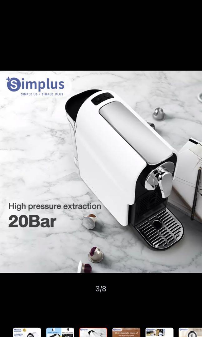 Brand new simplus Nespresso coffee machine, TV & Home Appliances ...