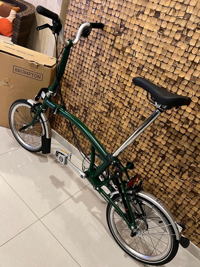 Brompton Racing green M6L 2021, Sports Equipment, Bicycles & Parts ...