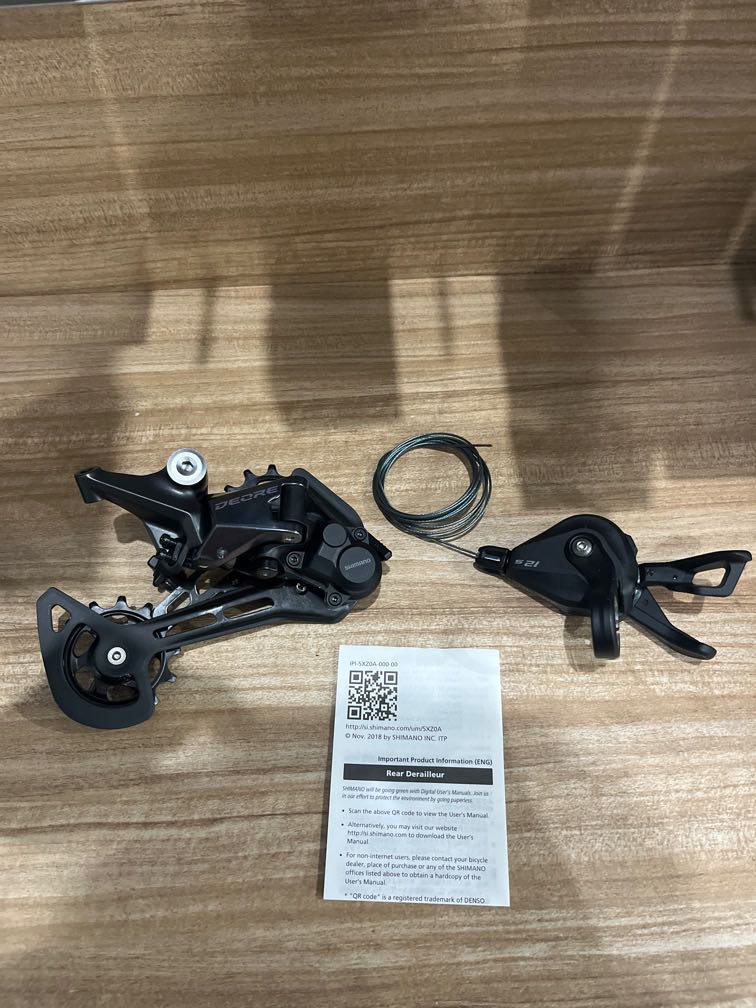 *Bundle* Shimano 12 speed Deore Shifter + Rear Derailleur, Sports ...
