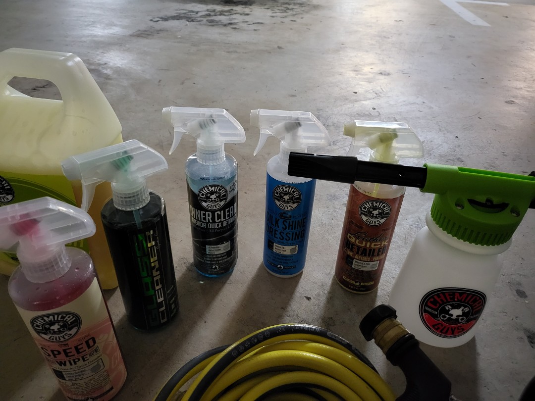 Car wash Full set Chemical Guys detailer, Car Accessories, Accessories ...