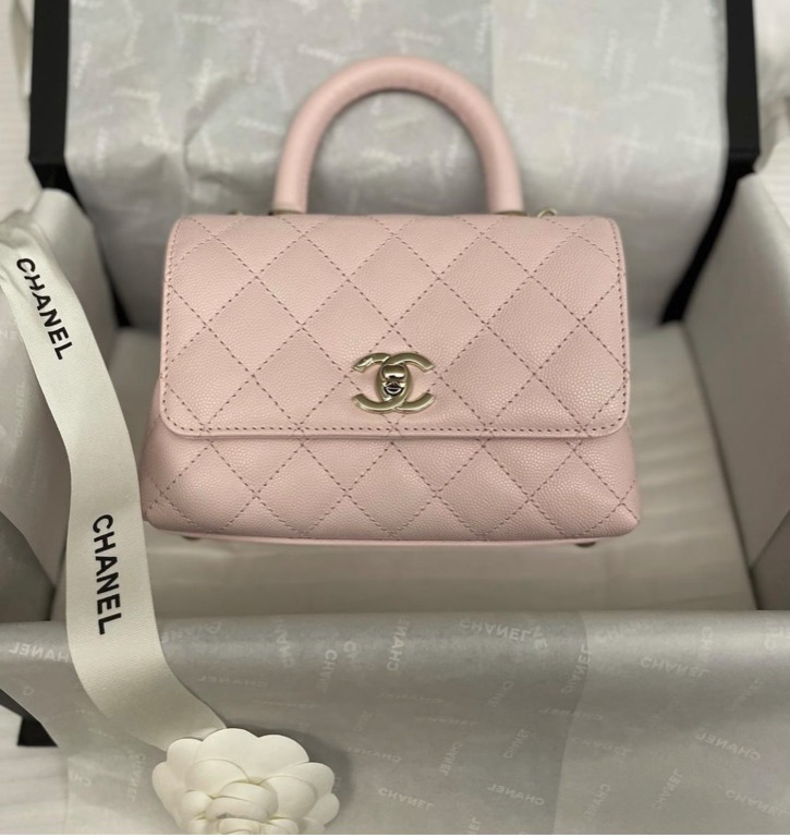 Chanel Mini Coco Handle, Luxury, Bags & Wallets on Carousell
