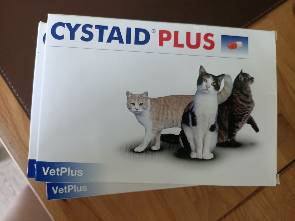 Cystaid plus, 3 full 30 boxes plus 1 box with 23 capsules remaining ...