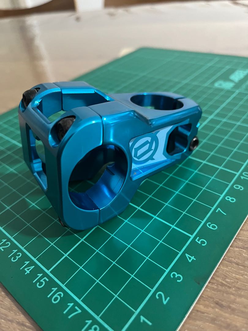 Deity Components Cavity Stem - 50mm, 31.8 Clamp, Aluminium, Blue ...