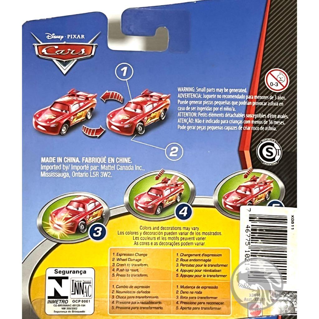 Disney Pixar Cars Quick Changers Race Lightning McQueen and Finn ...