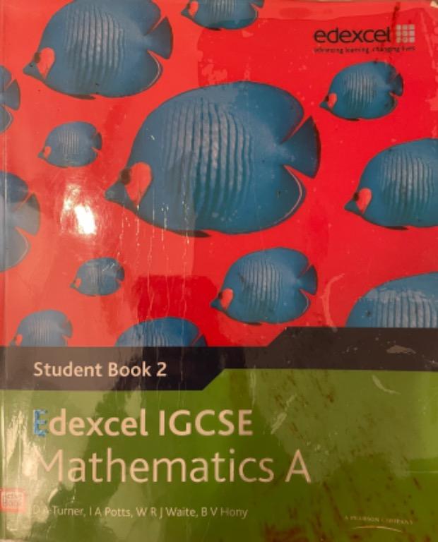 Edexcel International IGCSE Maths Textbook, 興趣及遊戲, 書本 & 文具, 教科書 - Carousell