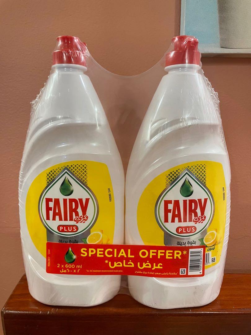 Fairy Dishwashing Liquid Soap (600mLx2), Beauty & Personal Care ...