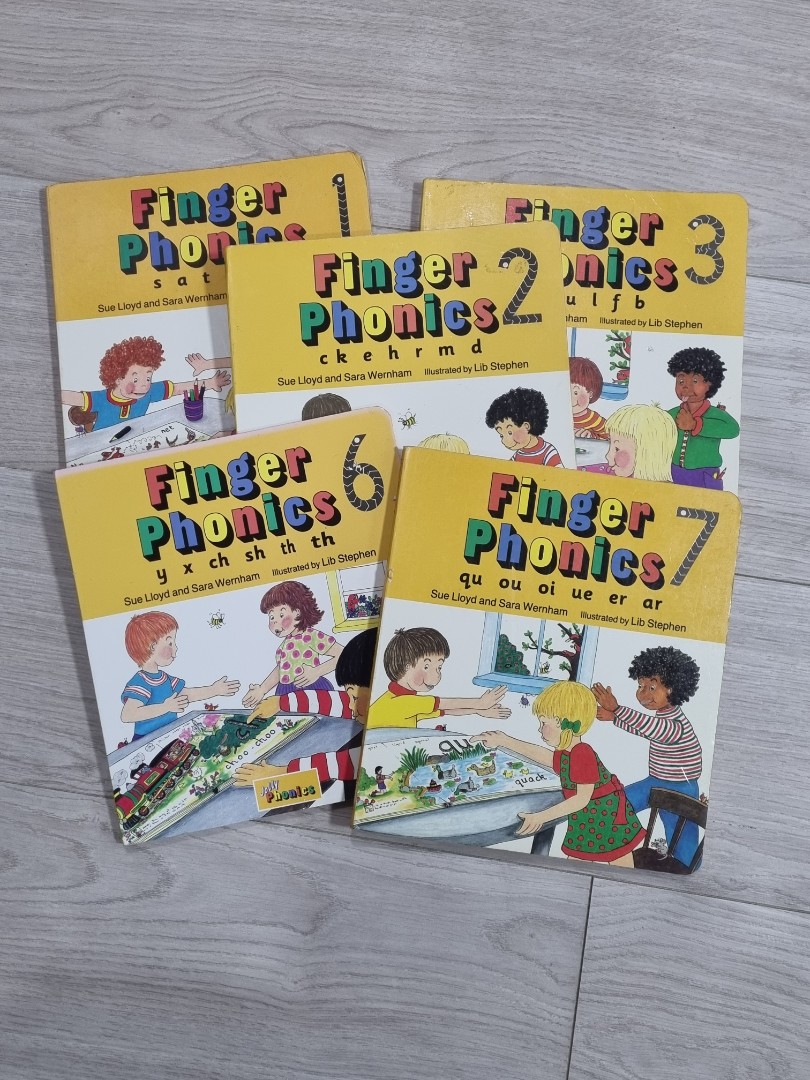 Finger Phonics 1, 2, 3, 6, 7, Hobbies & Toys, Books & Magazines ...
