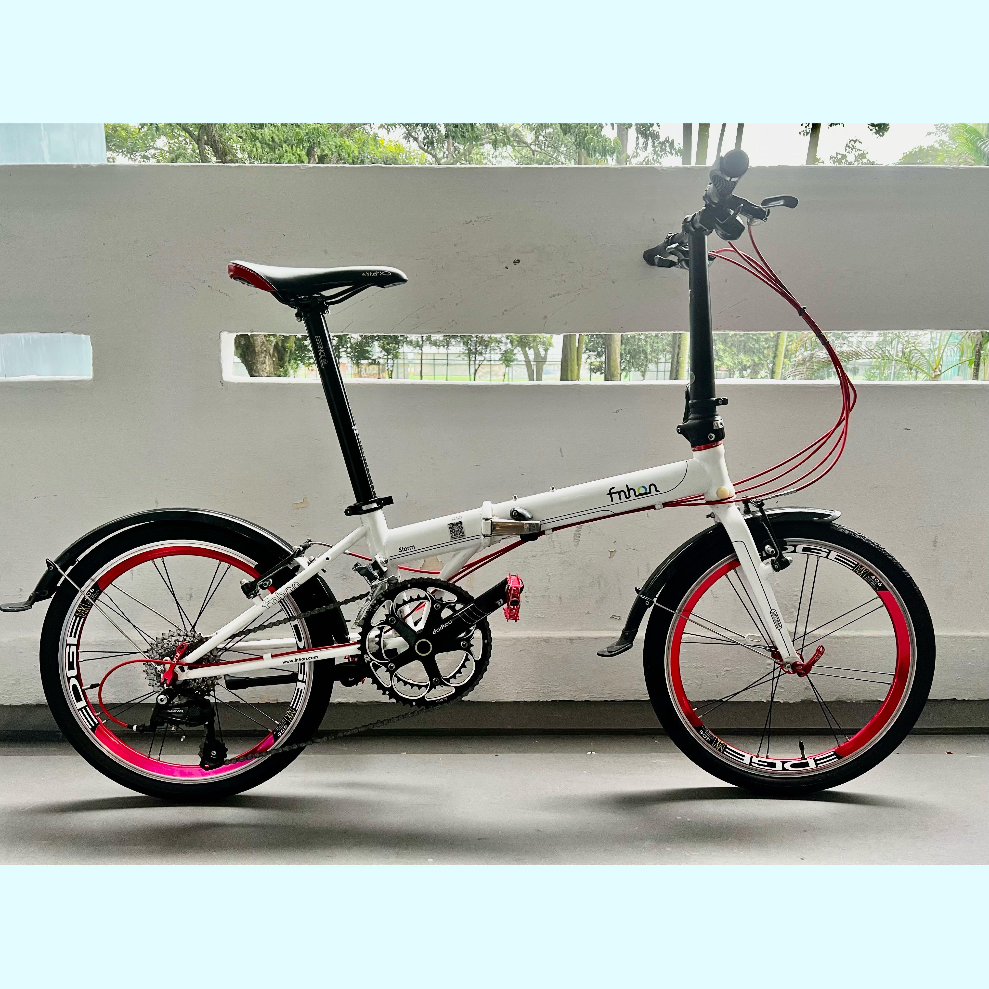 Fnhon Storm 20” Inches 18 speeds Shimano Foldable Bicycle Foldie Fold ...