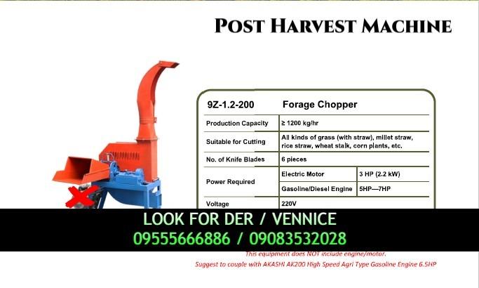 FORAGE CHOPPER 1200KG / HOUR, Commercial & Industrial, Industrial ...