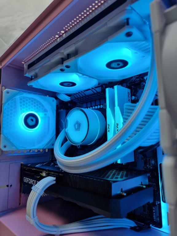 [FREE DELIVERY] PINK CUSTOM GAMING PC WORKSTATION / INTEL I5 12400F ...