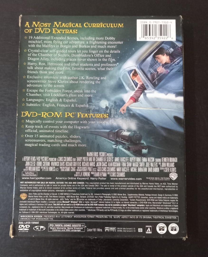Harry Potter 2 Disc DVDs, Hobbies & Toys, Music & Media, CDs & DVDs on ...