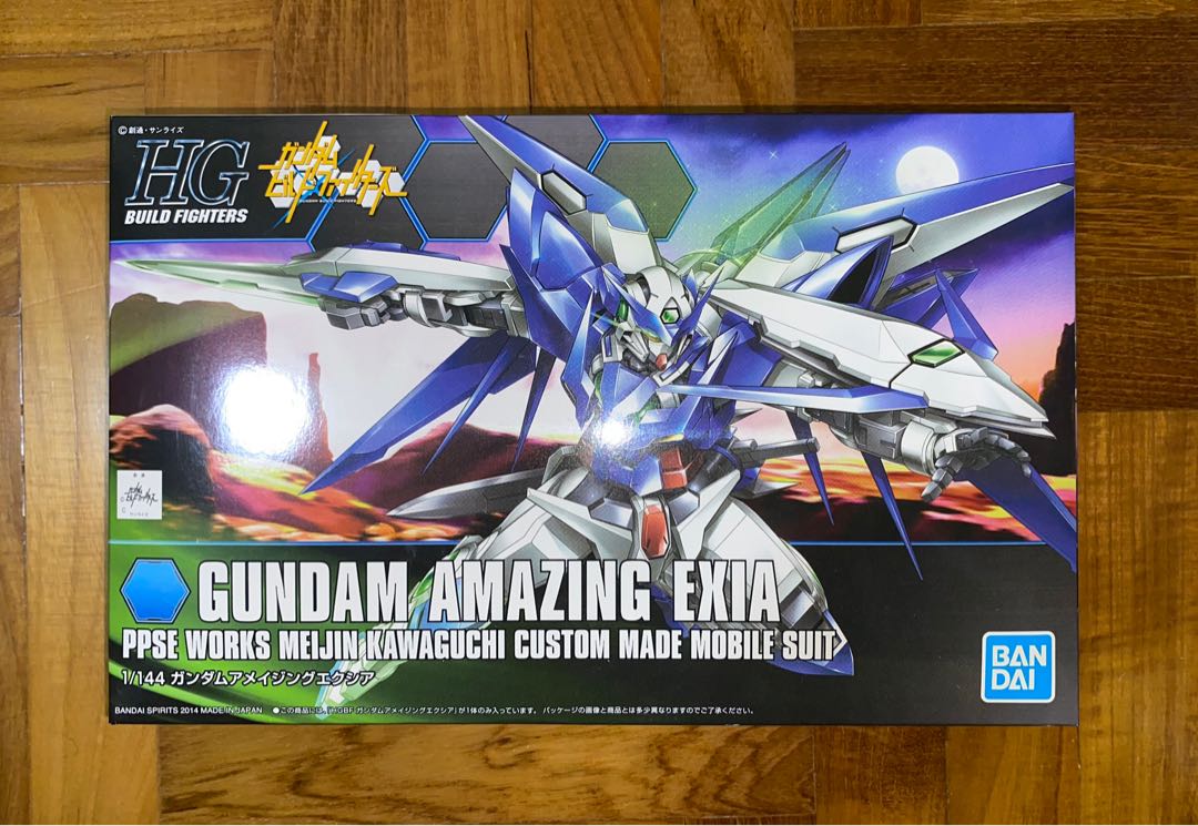 HGBF Amazing Exia Gundam Gunpla HG, Hobbies & Toys, Toys & Games on ...