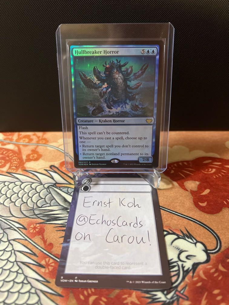 Hullbreaker Horror Foil Kraken Horror Creature Card Magic The Gathering ...
