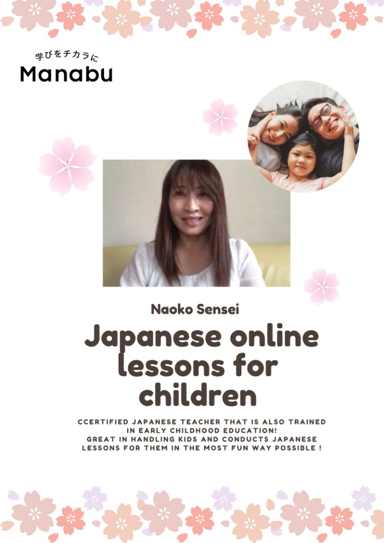 Japanese lessons for kids, Learning & Enrichment, Enrichment & Tuition ...