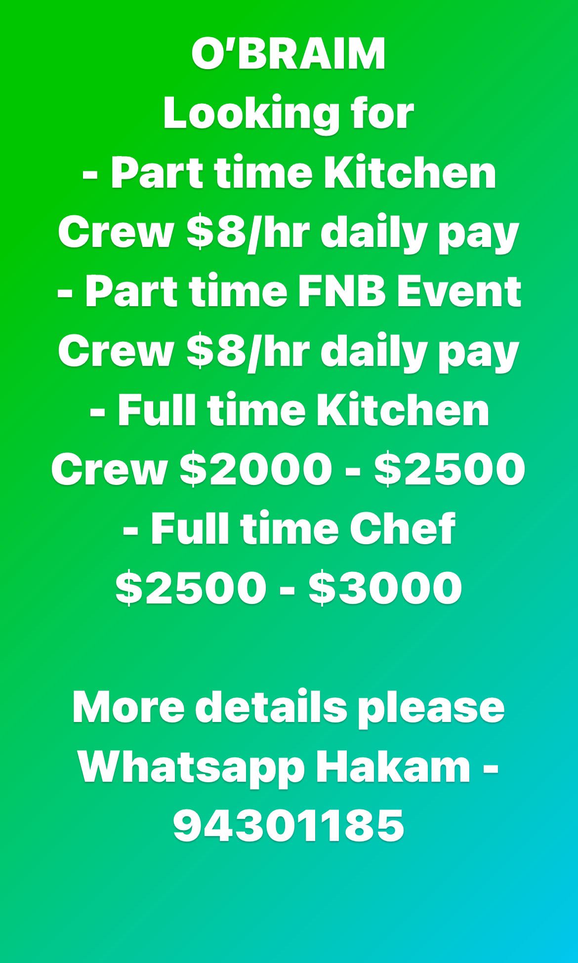 Kitchen Crew FNB Event Crew Chef Jobs Hospitality F B On Carousell kitchen-crew-fnb-event-crew-chef-jobs-hospitality-f-b-on-carousell