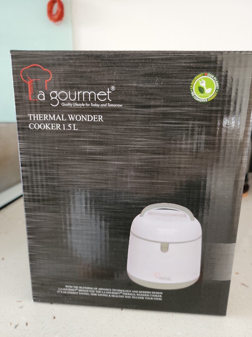 La Gourmet Thermal Wonder Cooker 1.5L, TV & Home Appliances, Kitchen ...