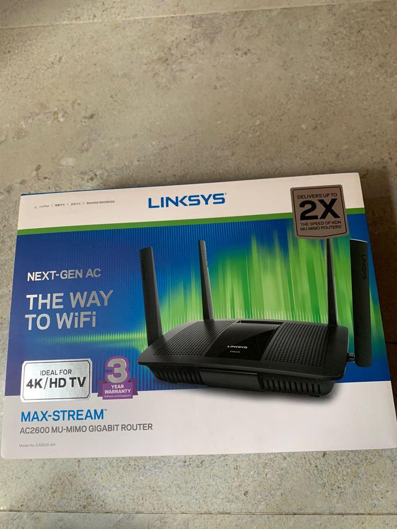 Linksys AC2600 MU-MIMO ROUTER, Computers & Tech, Parts & Accessories ...