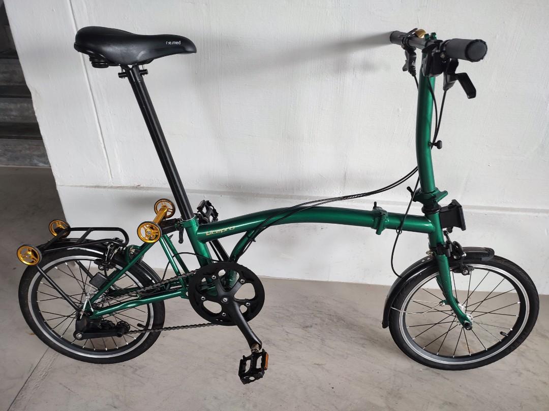 Litepro tri-fold foldable bicycle bike, Sports Equipment, Bicycles ...