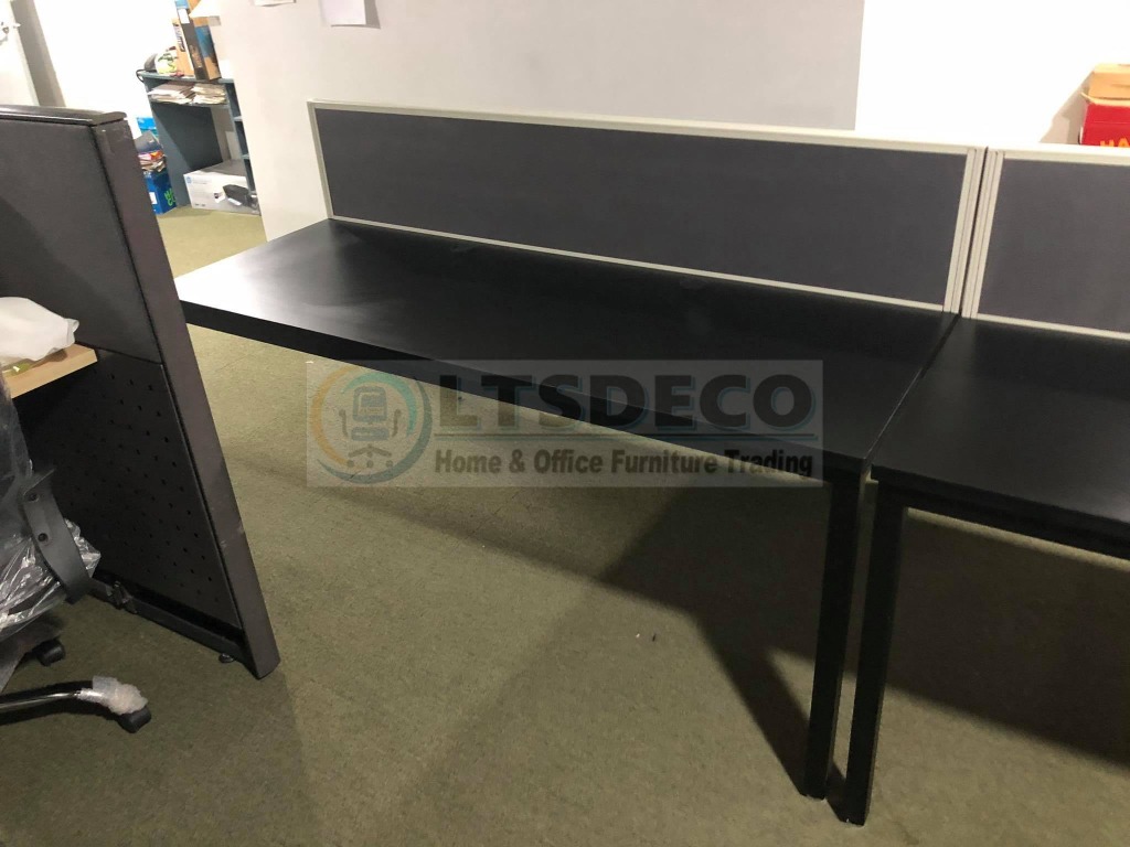LONG LAMINATED FINISH TYPE WORKING TABLE WITH TOP DIVIDER OFFICE ...