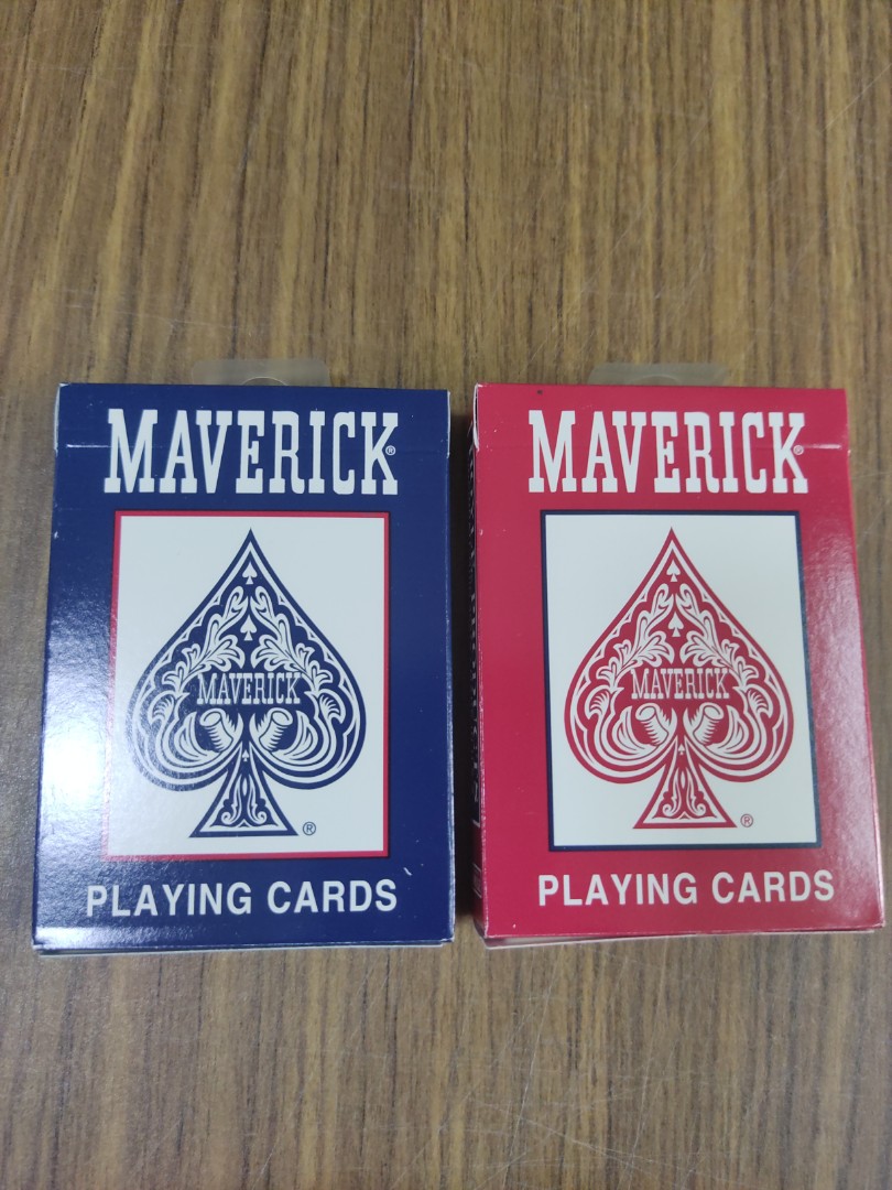 Maverick playing cards, Hobbies & Toys, Toys & Games on Carousell