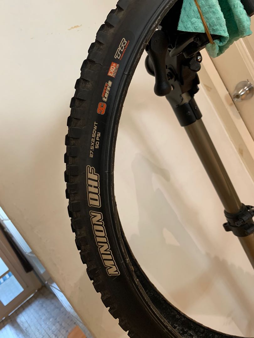 Maxxis Minion DHF 27.5 X 2.5WT 3C MaxxTerra Exo+, Sports Equipment, Bicycles & Parts, Parts ...