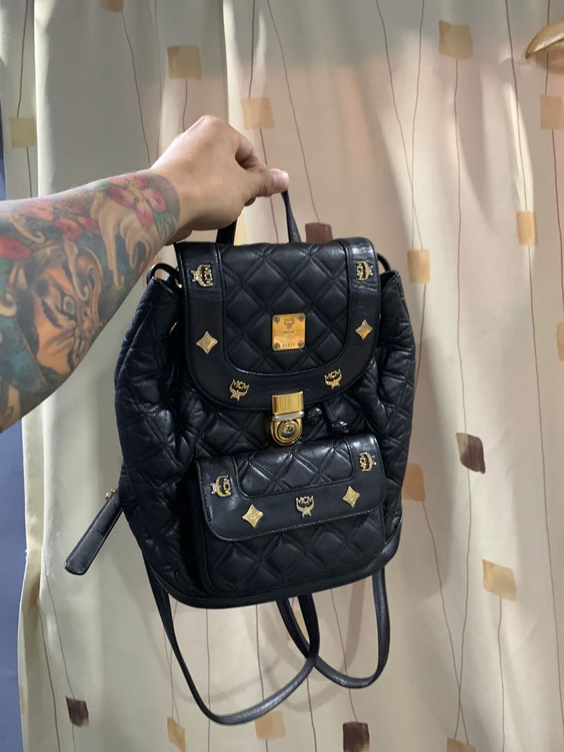 Mcm backpack, Luxury, Bags & Wallets on Carousell