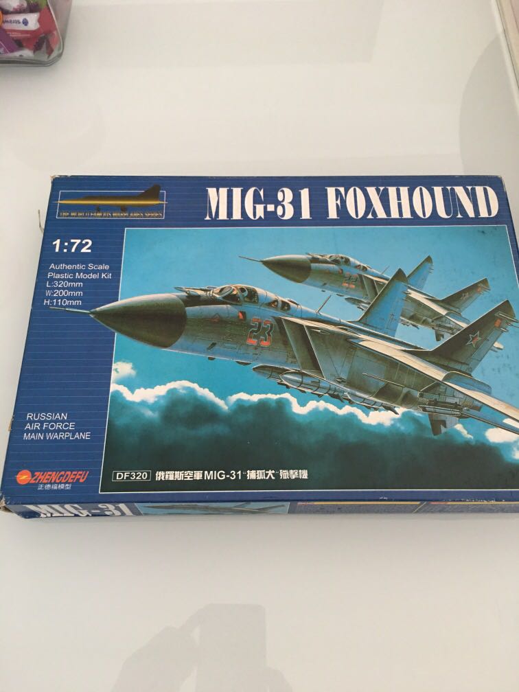 Mig31 Foxhound 1/72 scale, Hobbies & Toys, Memorabilia & Collectibles ...