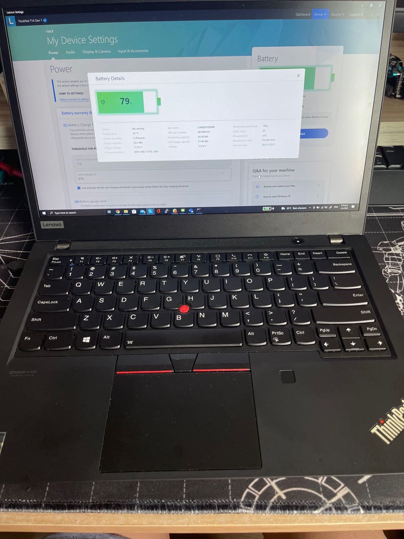 Mint condition Lenovo thinkpad T14 laptop, Computers & Tech, Laptops ...