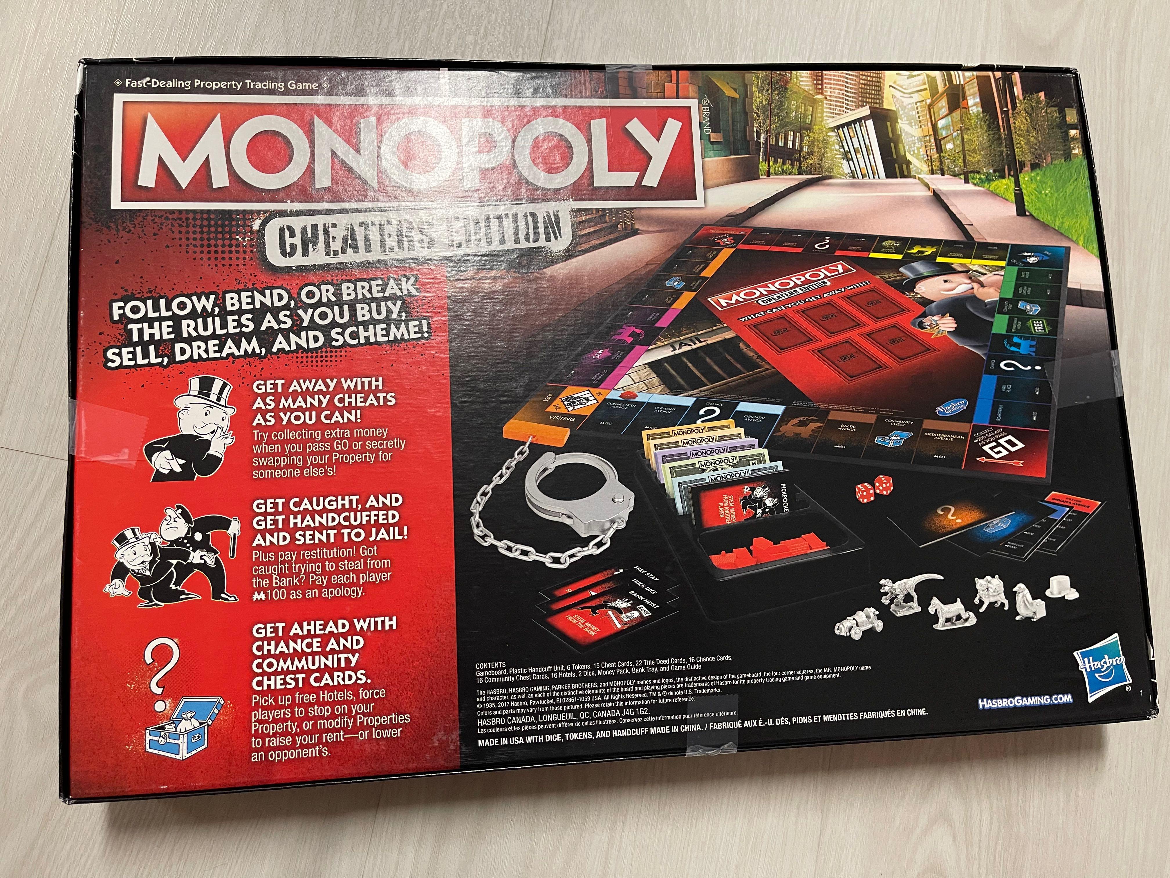 Monopoly cheater edition, Hobbies & Toys, Toys & Games on Carousell