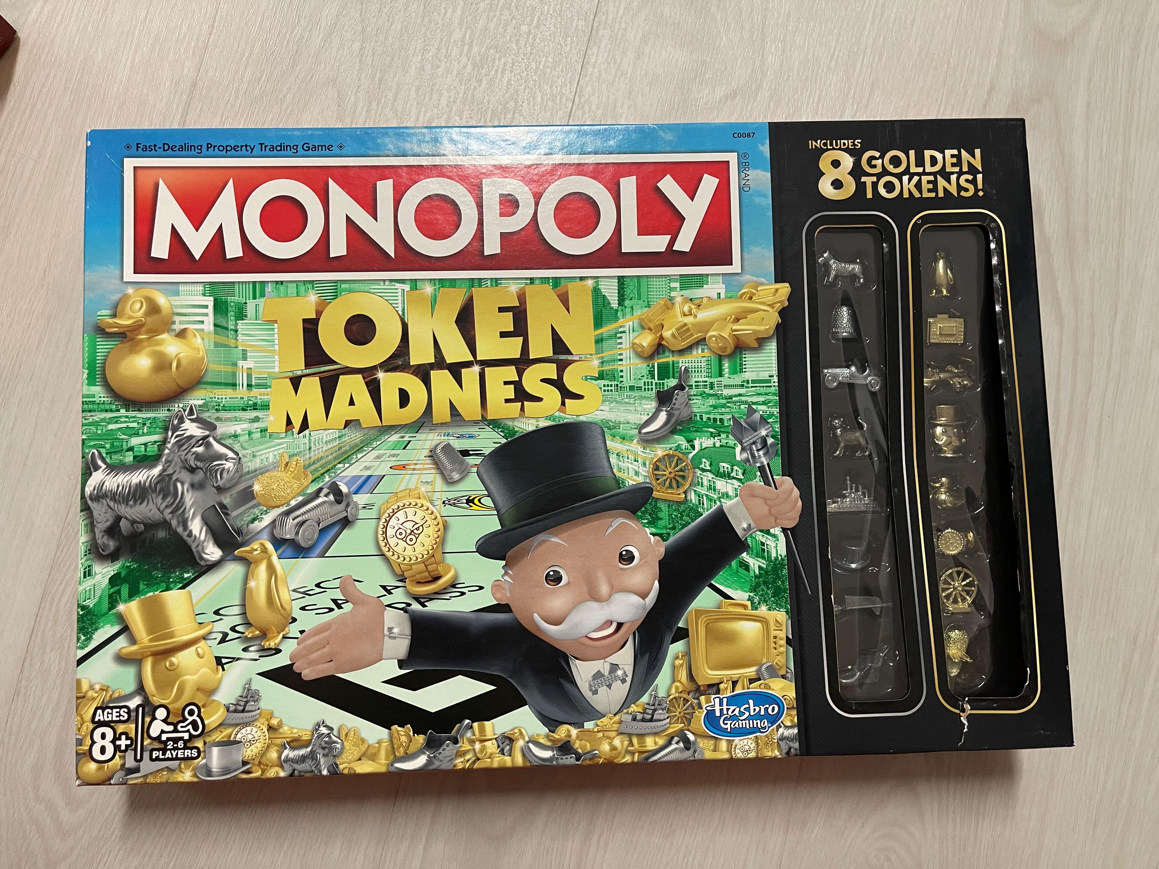 Monopoly token madness, Hobbies & Toys, Toys & Games on Carousell